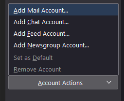 Setting up an IMAP/POP Email Account in Thunderbird • Conetix