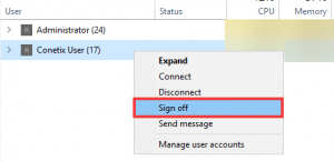 How to Force a User Sign Out on a Windows Server • Conetix