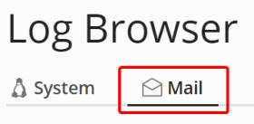 Using the Plesk Mail Log Browser • Conetix