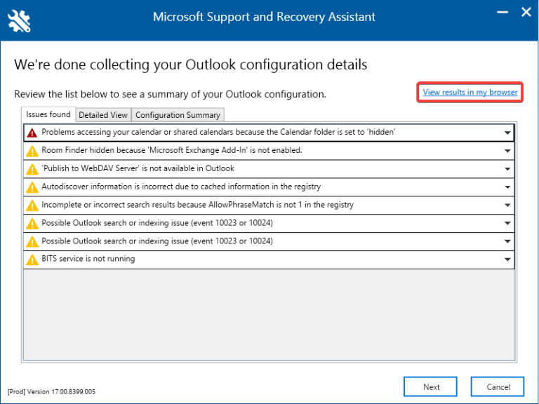 Providing Advanced Outlook Diagnostics to Conetix • Conetix