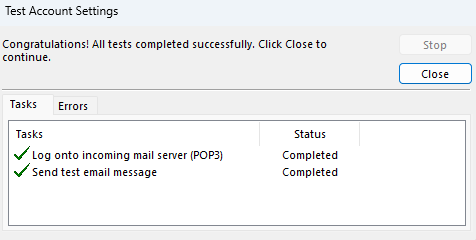 Outlook Classic - Update IMAP/POP Email password • Conetix