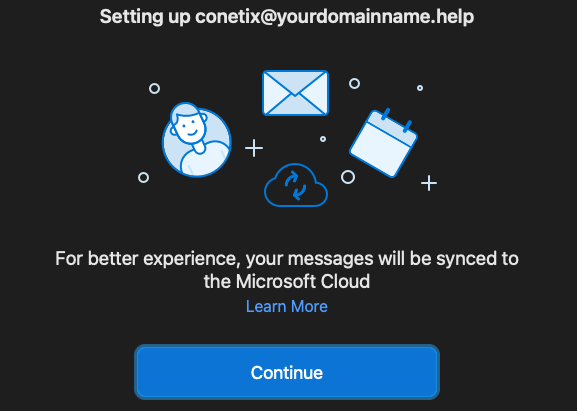 Outlook for Mac - Add email account • Conetix