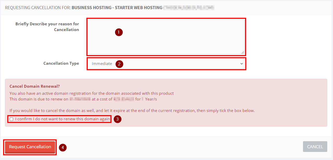 How to Cancel a Service • Conetix