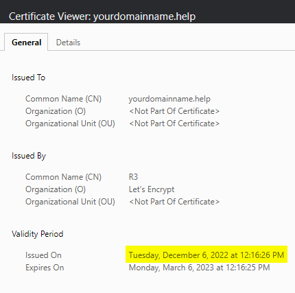 Let's Encrypt SSL Renewal Failure Emails • Conetix