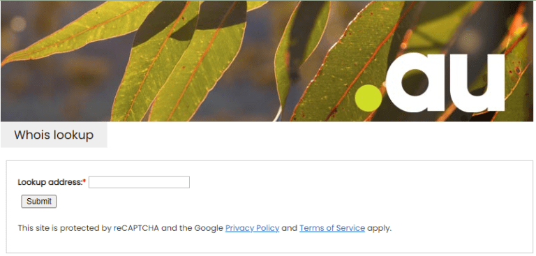 How to find your .AU Domain Registration Details • Conetix